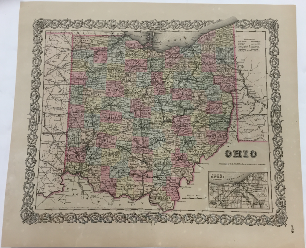 Ohio Map_NURFC collections – National Underground Railroad Freedom Center